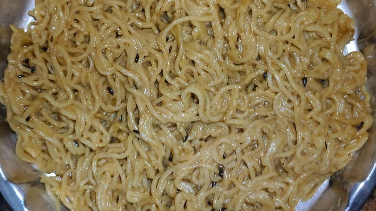 Simple Jeera Plain Maggi | How To Make Dry Maggi | Plain Masala Maggi ...