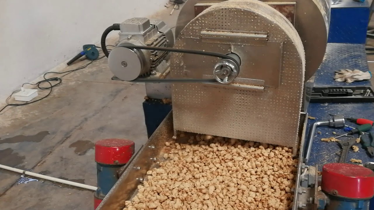 500kg/h soya protein production line in India - YouTube