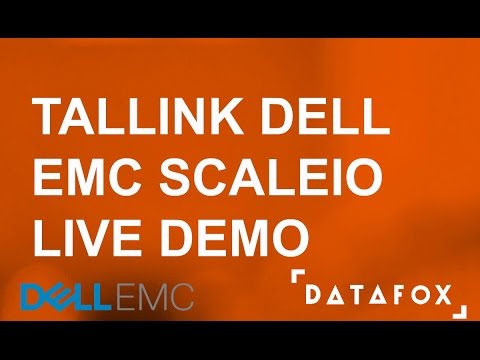 TALLINK DELL EMC SCALEIO LIVE DEMO - YouTube