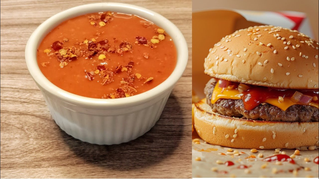 KFC Chicken Burger Sauce Recipe|Restaurant Style Burger Sauce - YouTube