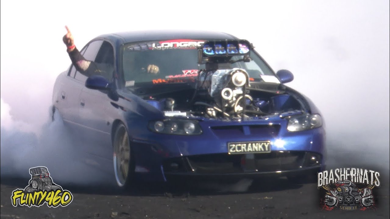 BLOWN VT COMMODORE "2CRANKY" AT BRASHERNATS - YouTube