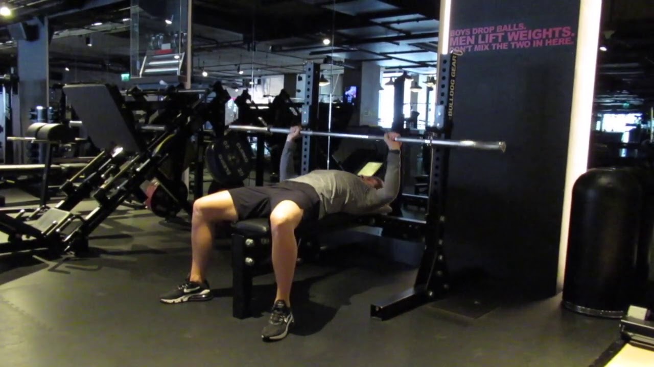 Barbell Bench Press (Narrow Grip) - YouTube