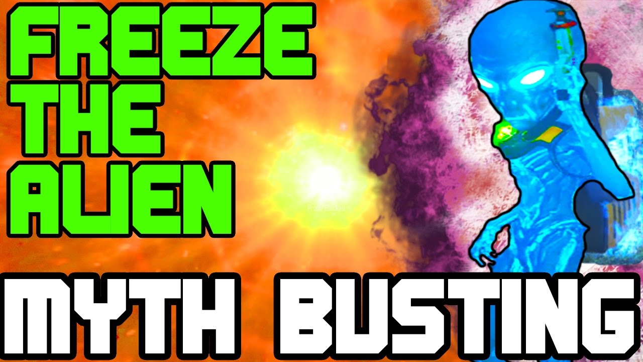FREEZE THE ALIEN!? ZOMBIES IN SPACELAND! INFINITE WARFARE ZOMBIES! Myth ...