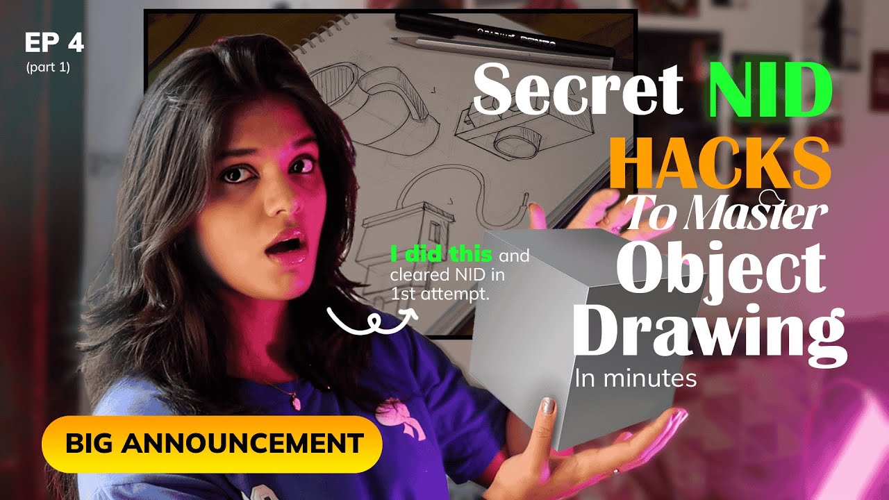 The Secret to Mastering OBJECT DRAWINGS in Just 6 Weeks! l NID IIT NIFT ...