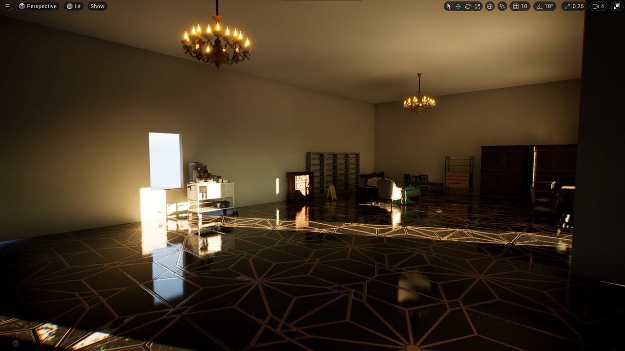 UE5 Lumen Interior Lighting Test | GTX 1050 | Unreal Engine 5 - YouTube