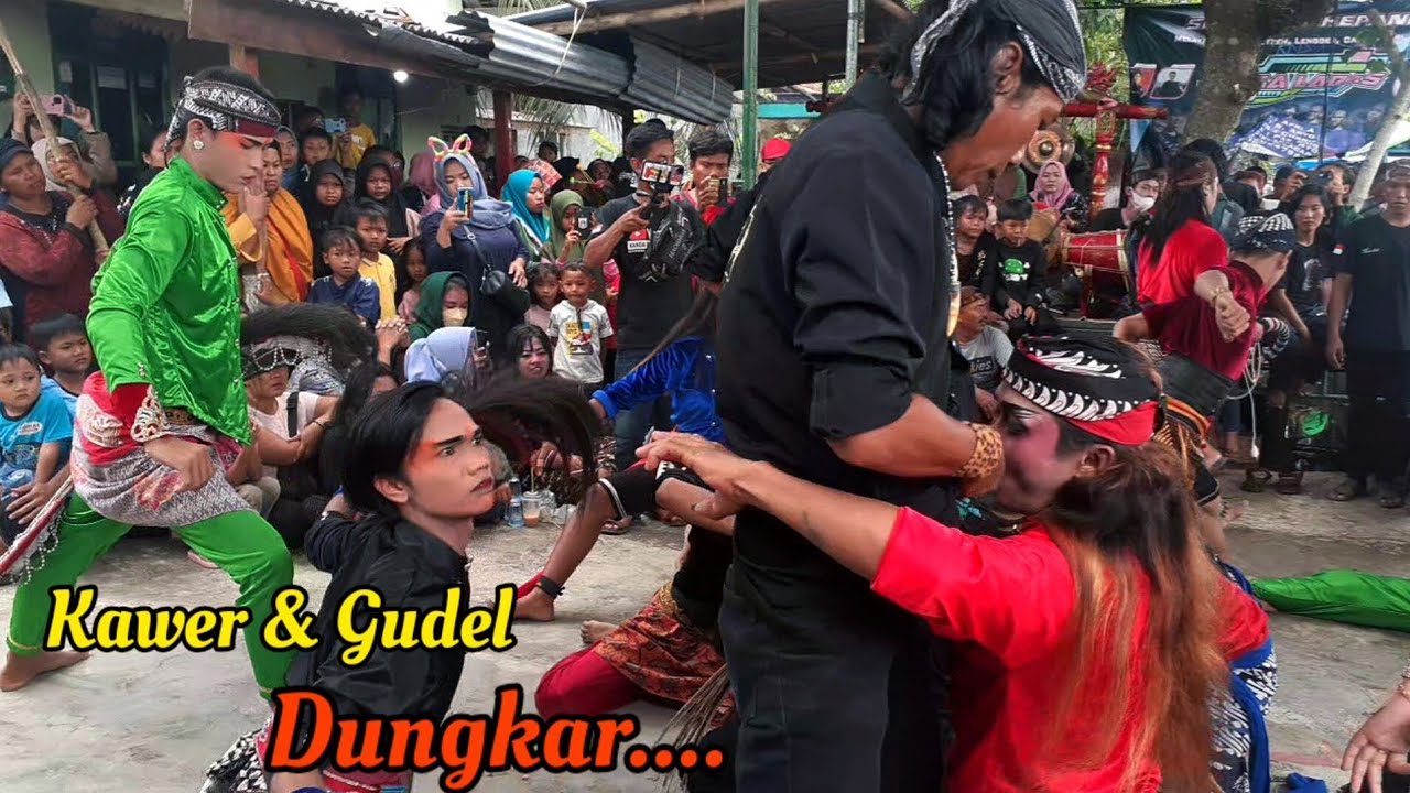 Kawer & Gudel Dungkar//Janturan Ebeg Yaga Laras//bumireja - YouTube