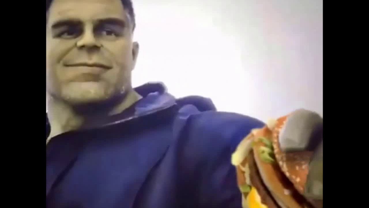 Hulk gives Ant-Man a Hamburger Meme - YouTube