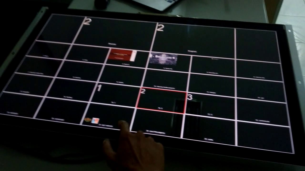 large multiview touchscreen video switcher - YouTube
