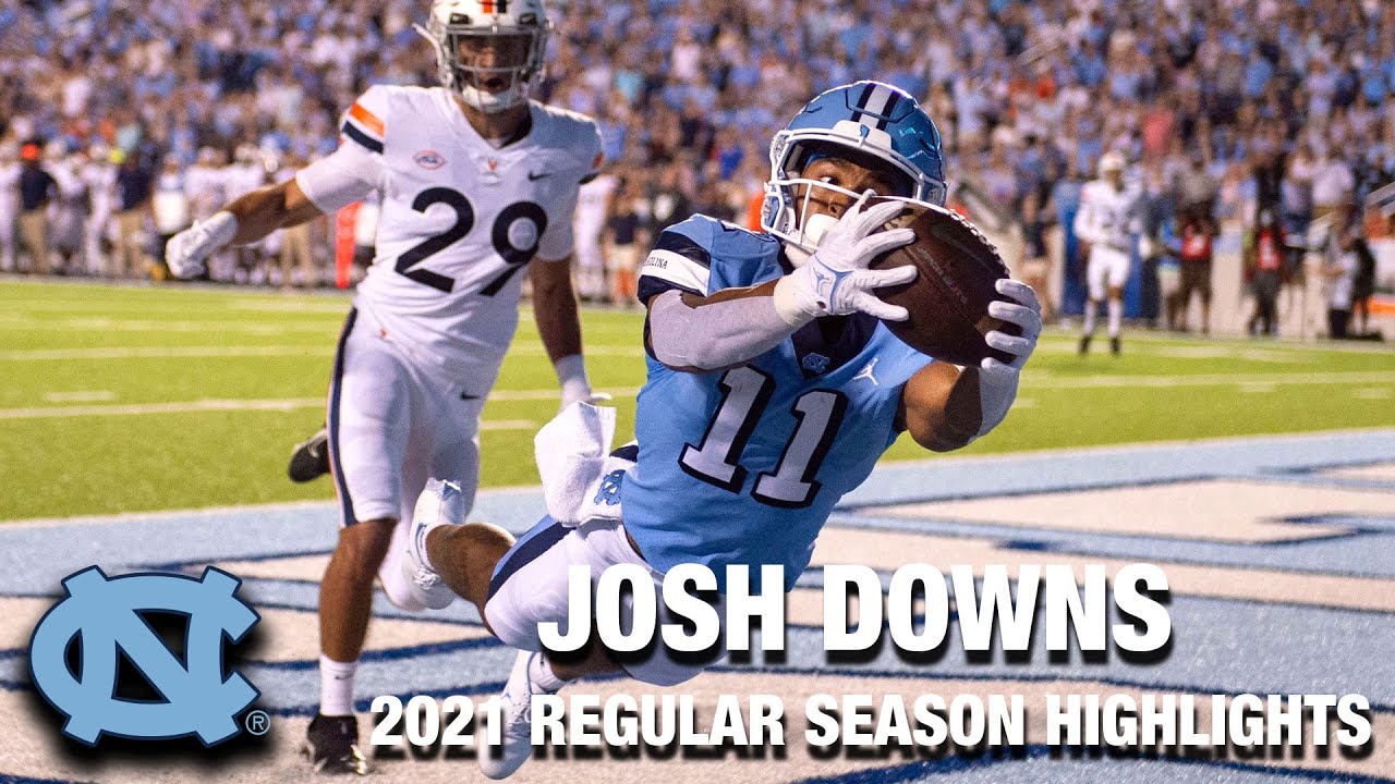 Josh Downs 2021 Regular Season Highlights | North Carolina WR - YouTube