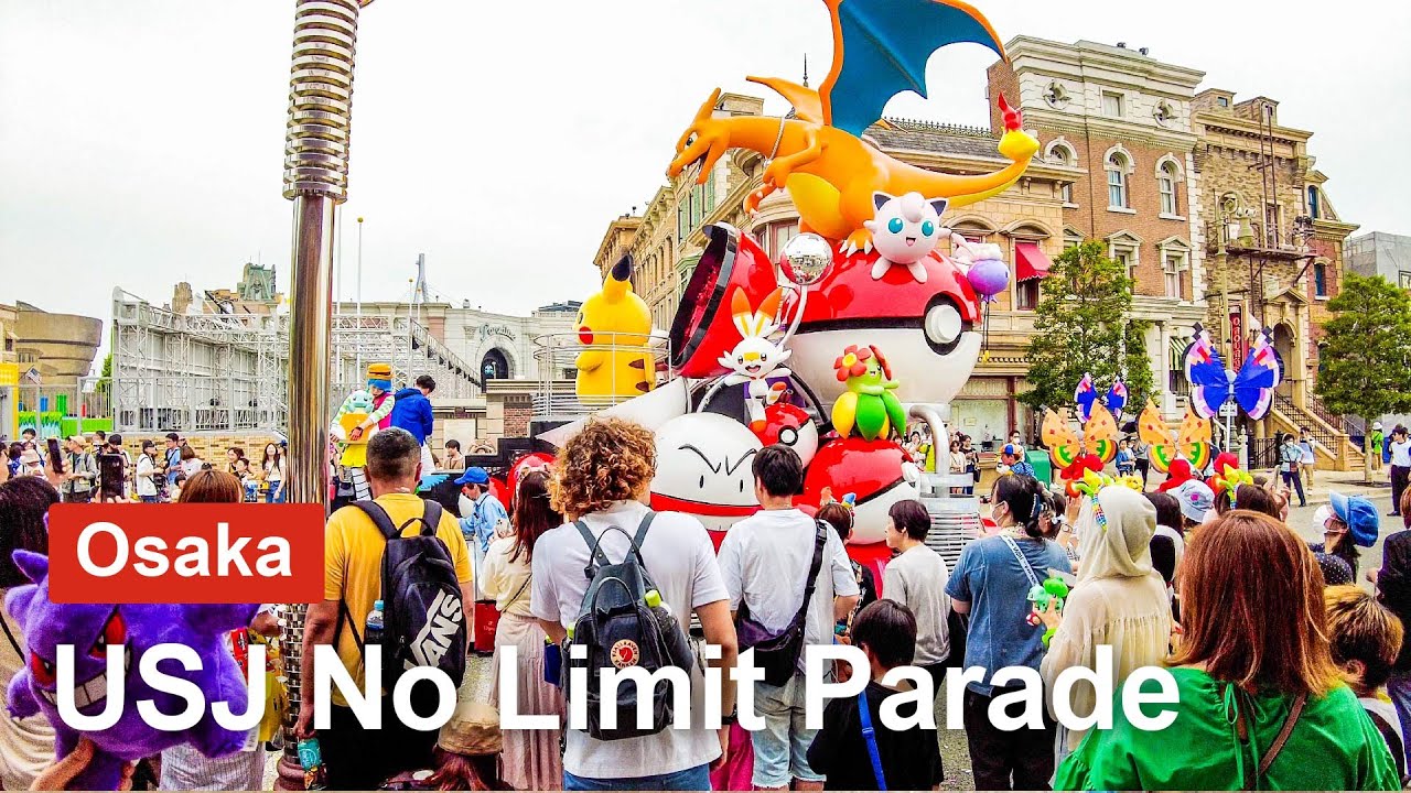 【Osaka 💖】Walk Japan -No Limit Parade in the USJ【4K】오사카 โอซาก้า - YouTube