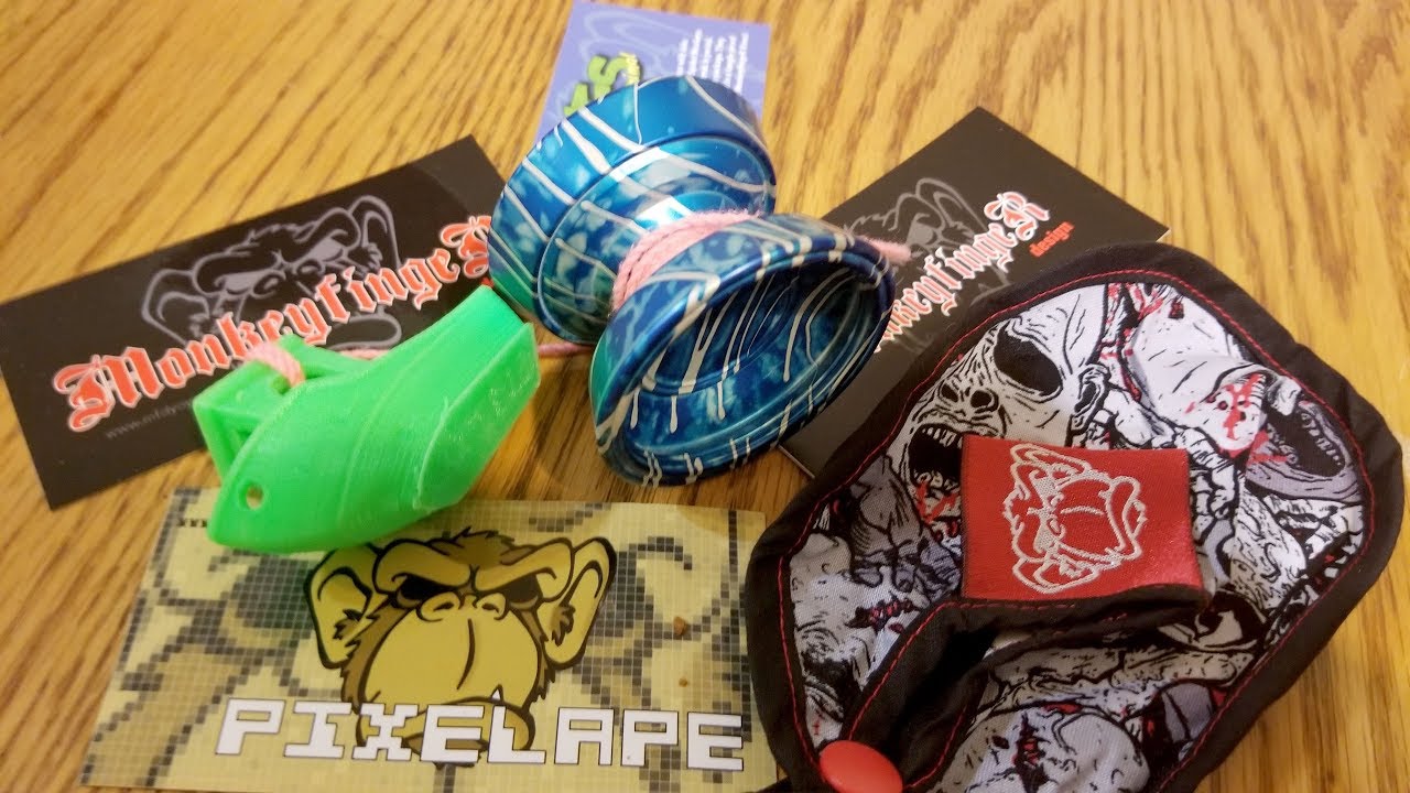 MonkeyFingeR Design PIXELAPE YoYo Unboxing and Review. - YouTube