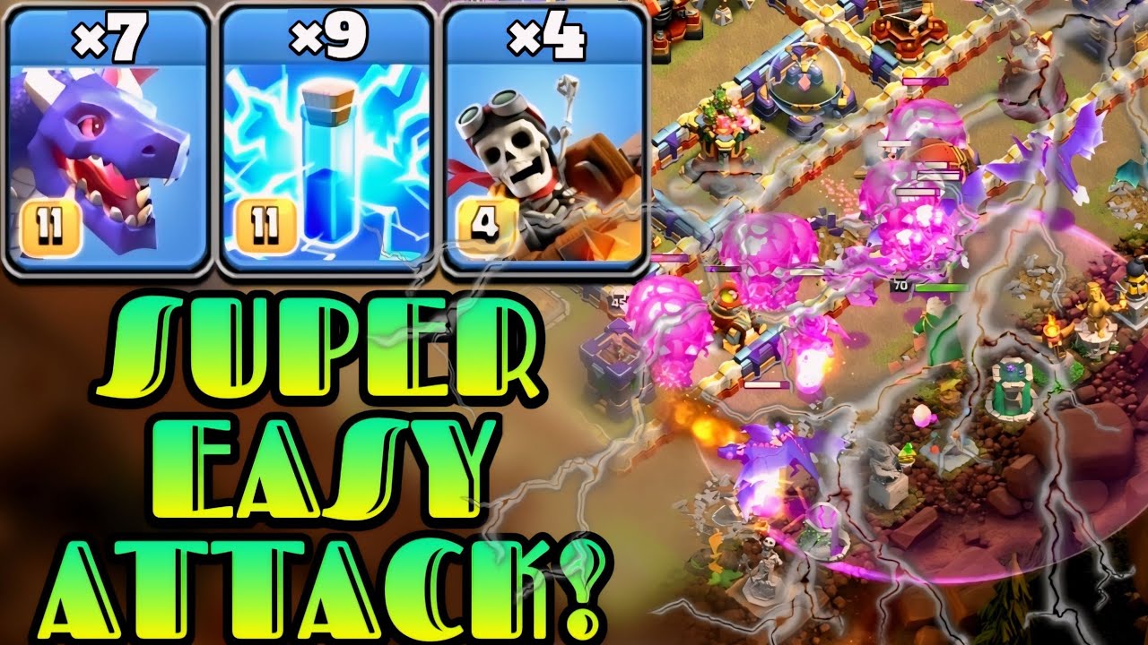 Powerful 9 Zap HYDRA Attack Strategy Is SUPER EASY!! Best Th16 3 Star ...
