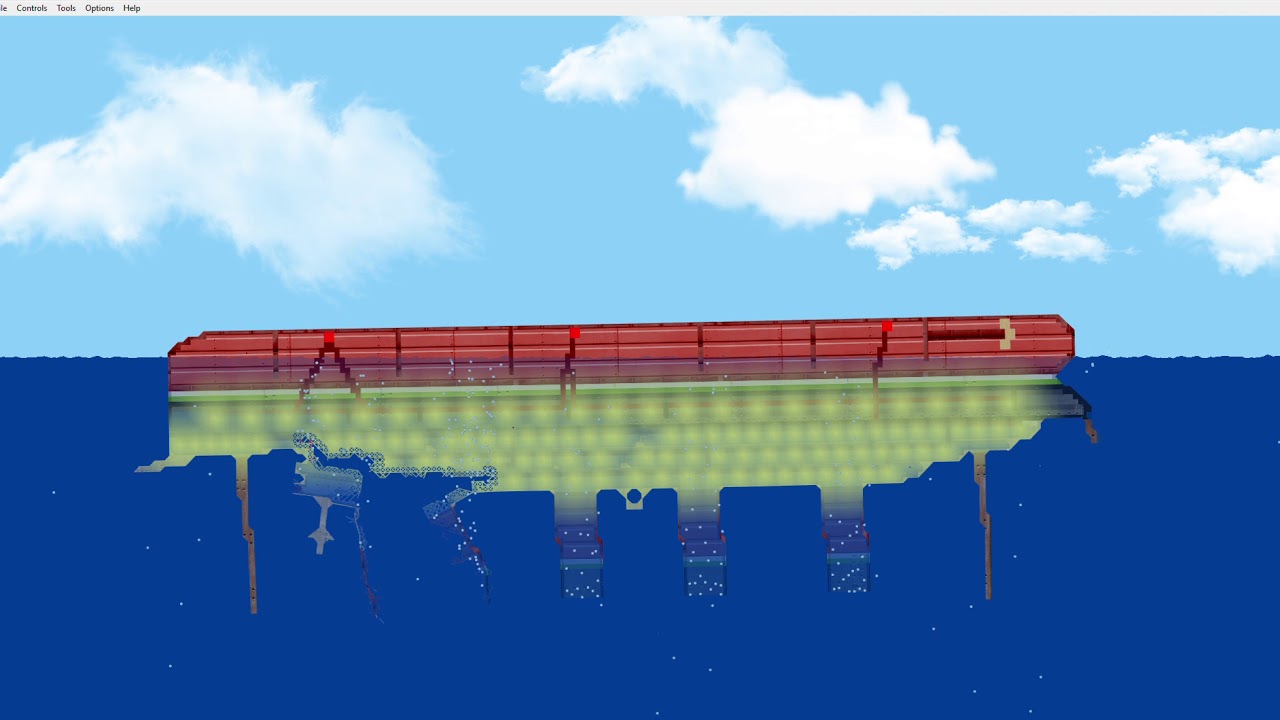 SS Poseidon (1967) Sinking || Floating Sandbox - YouTube