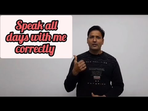 speak correctly with correct pronunciation - YouTube