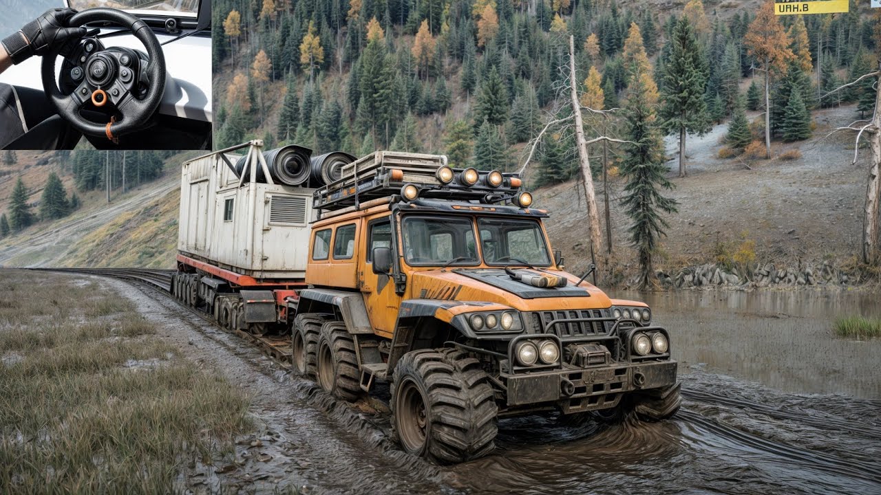 Pulling Generators & Craft With YAR 87 SCOUT | SnowRunner | Logitech ...
