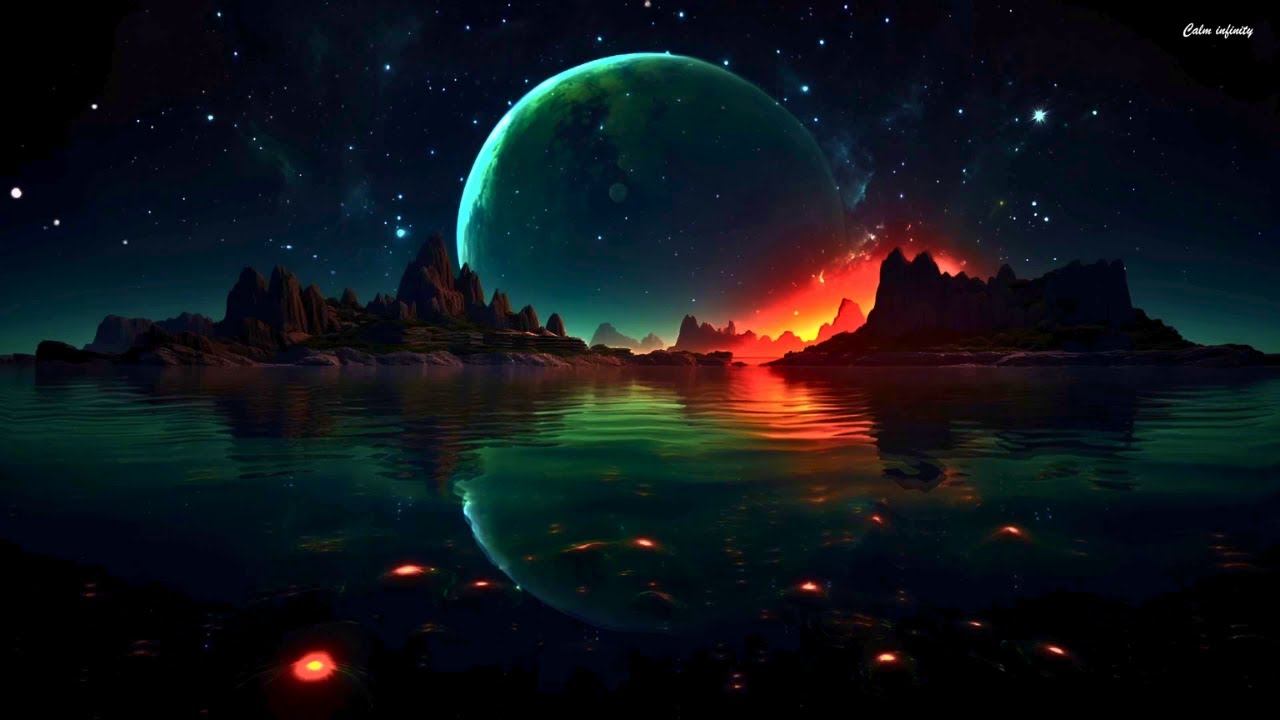 Calm Infinity | Relaxing Space Ambient Music for Sleep, Study ...