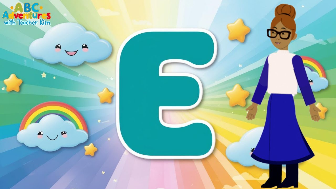Preschool Phonics ABC Adventure: Learn the Letter E with Teacher Kim ...
