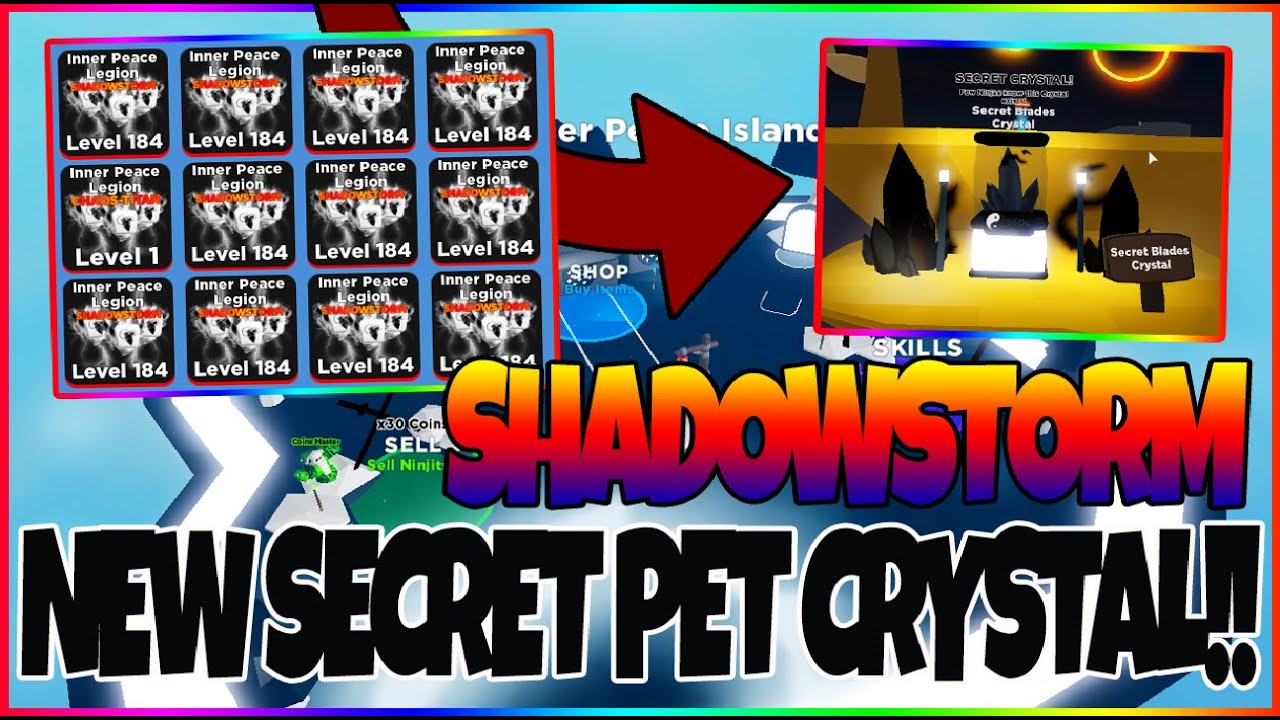LOCATION OF THE NEW SECRET PET CRYSTAL IN NINJA LEGENDS (ROBLOX ...