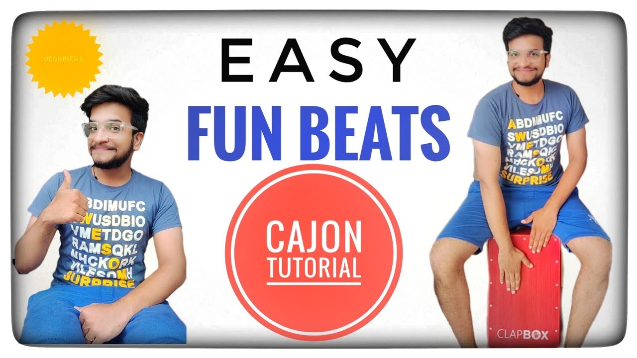2 Easy Beginner Beats - Fast Learning - Cajon Tutorial - YouTube