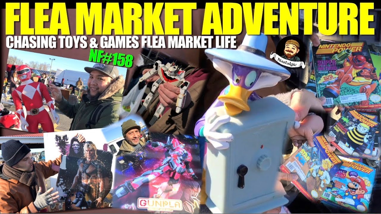 Flea Market Days #158 Vintage Toys & Retro Video Games Adventure ...