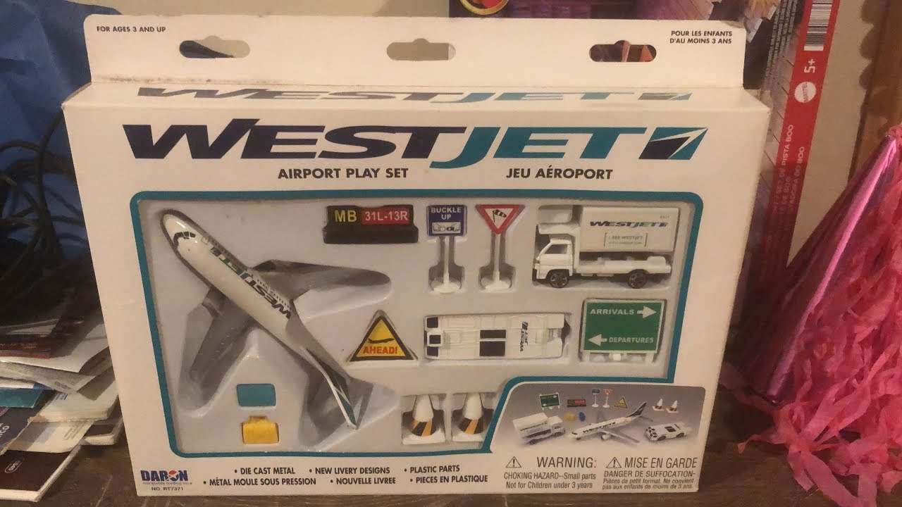 Rare Daron WestJet Airport Playset Unboxing! - YouTube