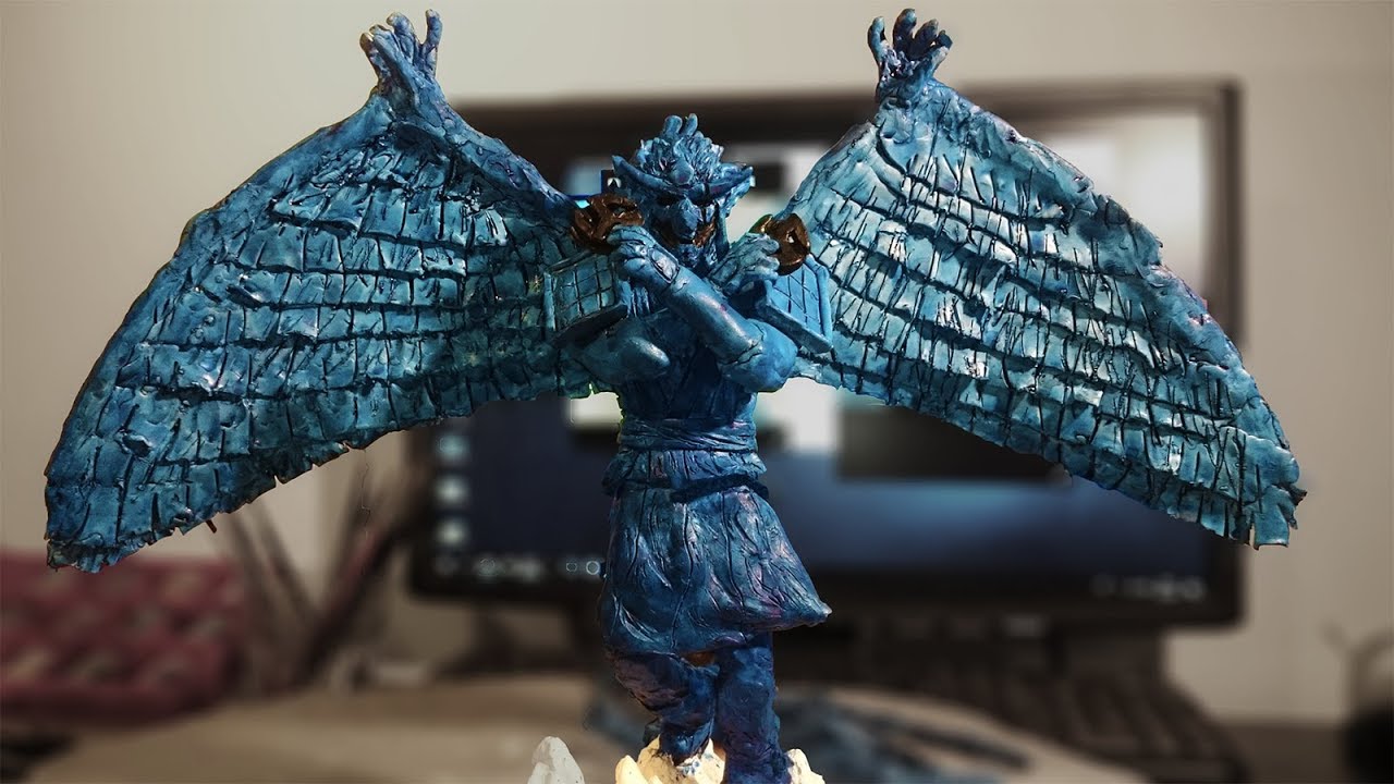 Painting Kakashi action figure: Perfect Susanoo - part 10 - Blue dark ...