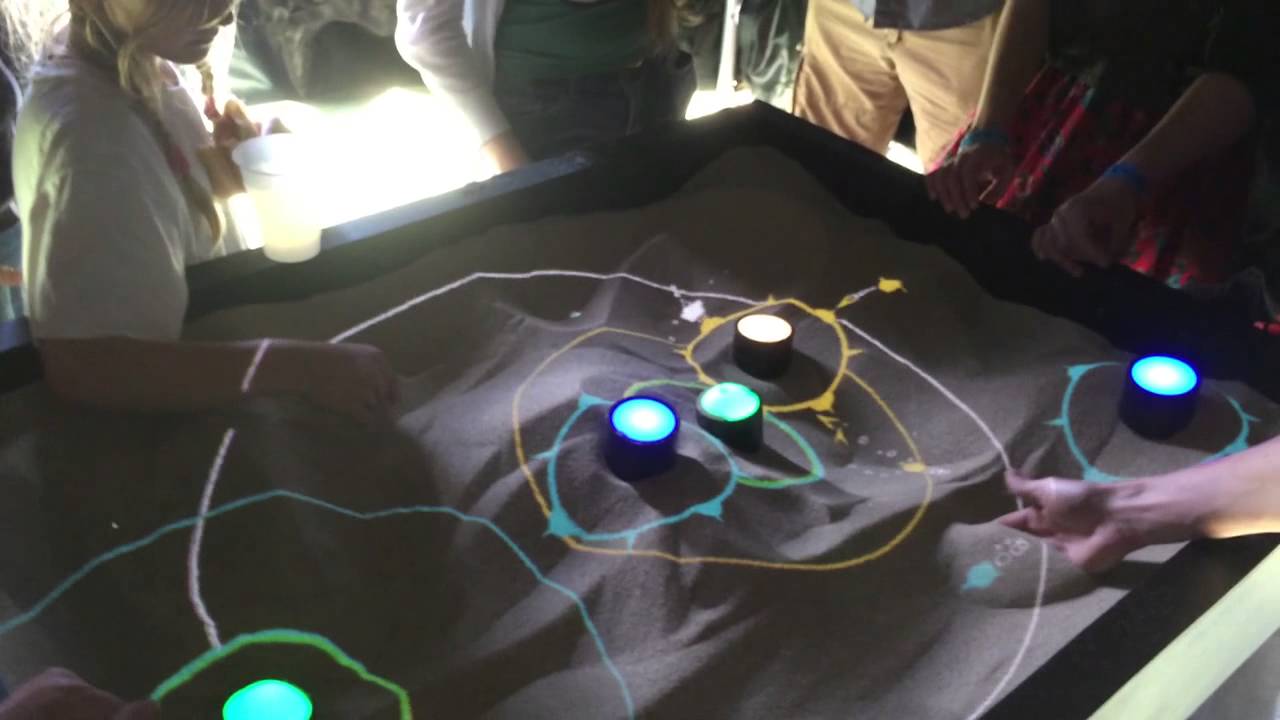 Sand Noise Device at Maker Faire 2014 - YouTube