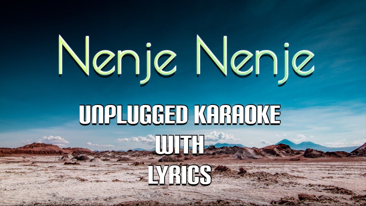 Nenje Nenje - Unplugged Karaoke with Lyrics|Cover Short Karaoke|Ayan ...