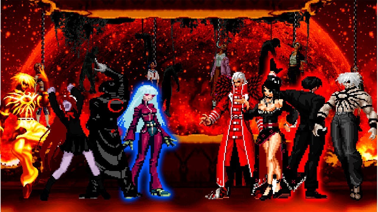 KOF Mugen Angel Jou Team VS The Choppers team - YouTube
