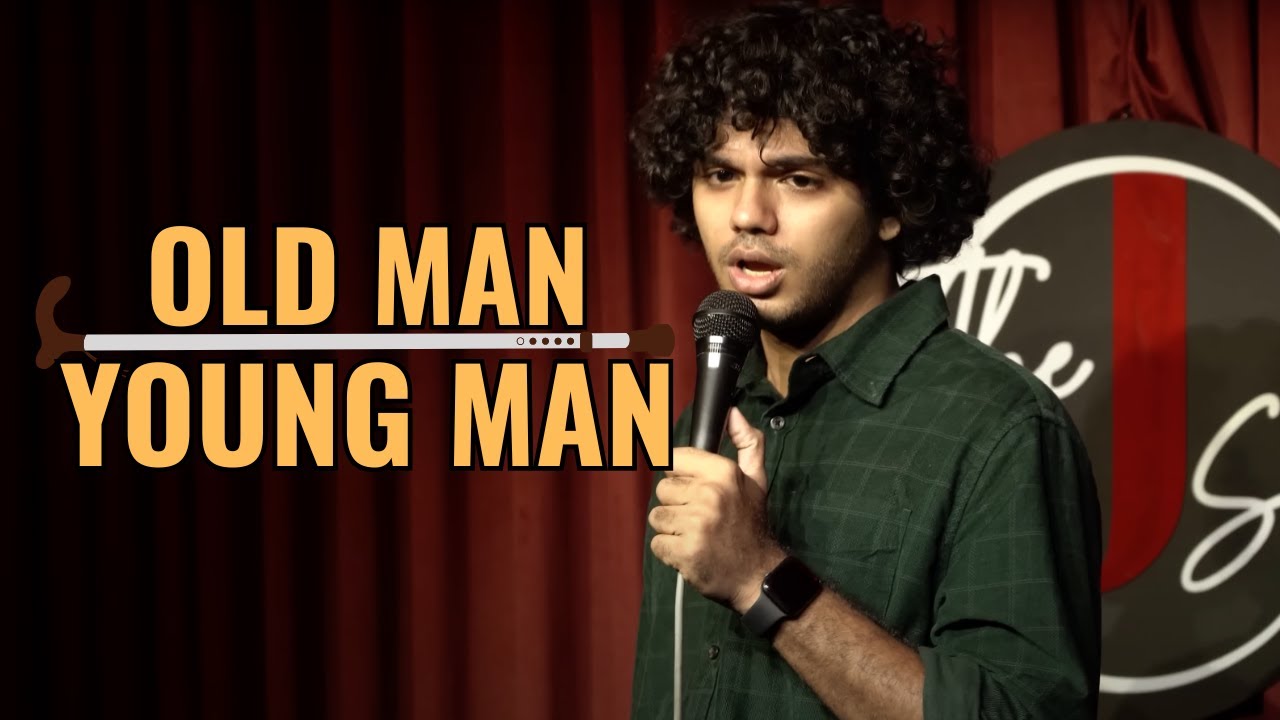 Young Man Old Man | Stand-Up Comedy by Joel Dsouza - YouTube