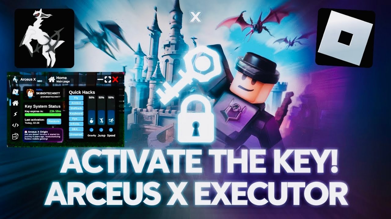 Get & Activate the Key on Arceus X Executor for Roblox on iOS | Best ...