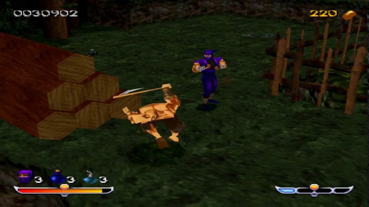 Ninja Shadow of Darkness ps1 - ( Fase 1) - YouTube