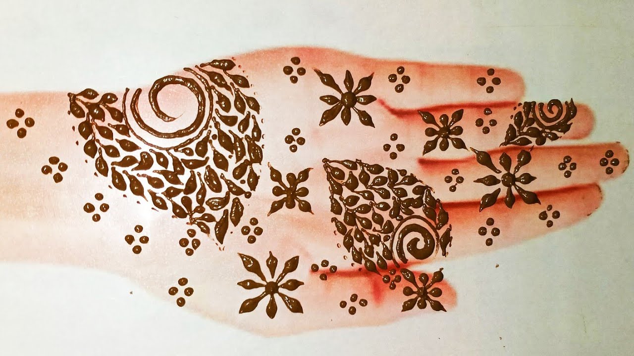 Dot henna design || - YouTube