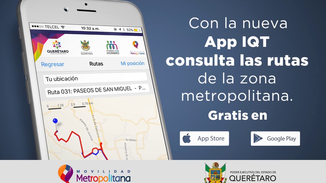 ¡Descarga ya la App IQT Transporte Público! - YouTube