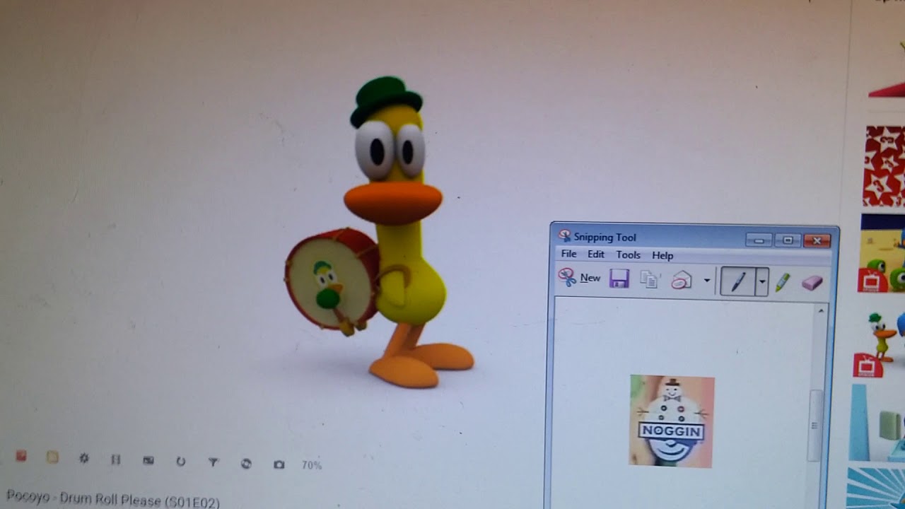 Noggin January 2009 Screen Bug (Drum Roll Please) - YouTube