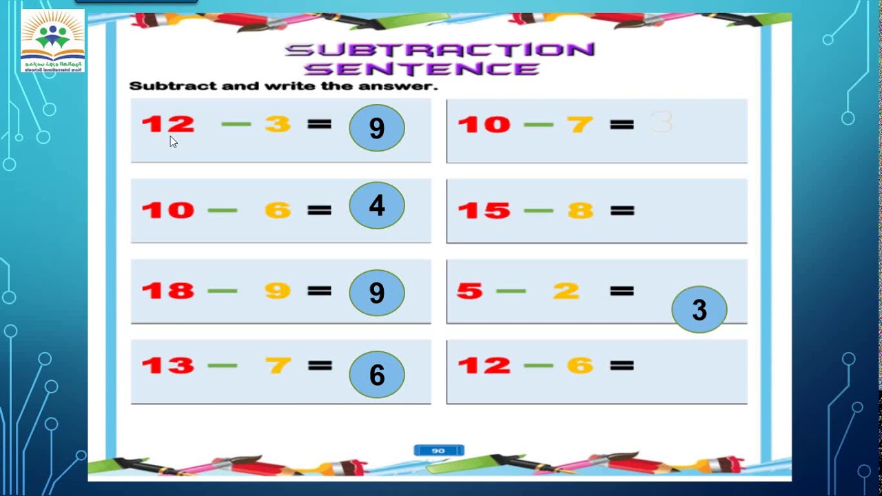 Math // 3rd Day// KG3 - YouTube