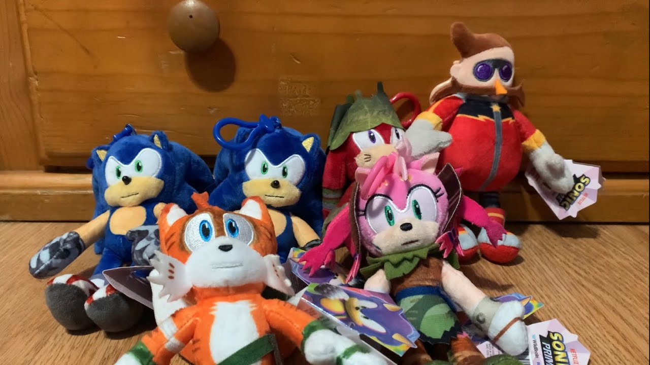 Sonic Prime Plush Keychains Review - YouTube