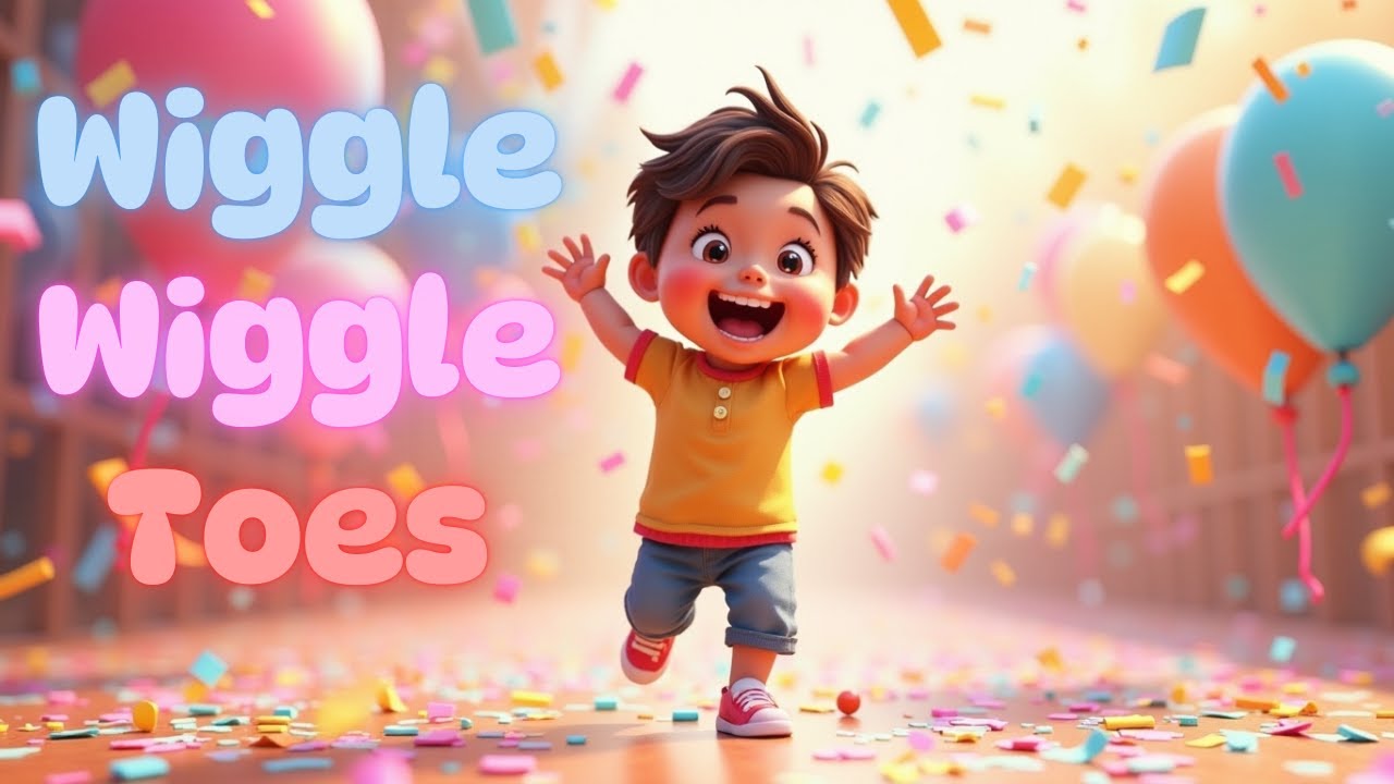 Wiggle Wiggle Toes 🦶 | Fun Kids Song & Cartoon for Toddlers - YouTube