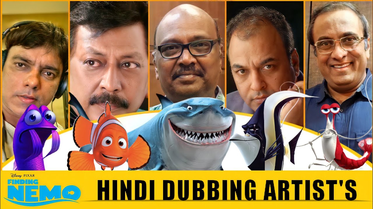 Finding Nemo [ 2003 ] | All Charechter's And Their Behind Hindi Dubbing ...