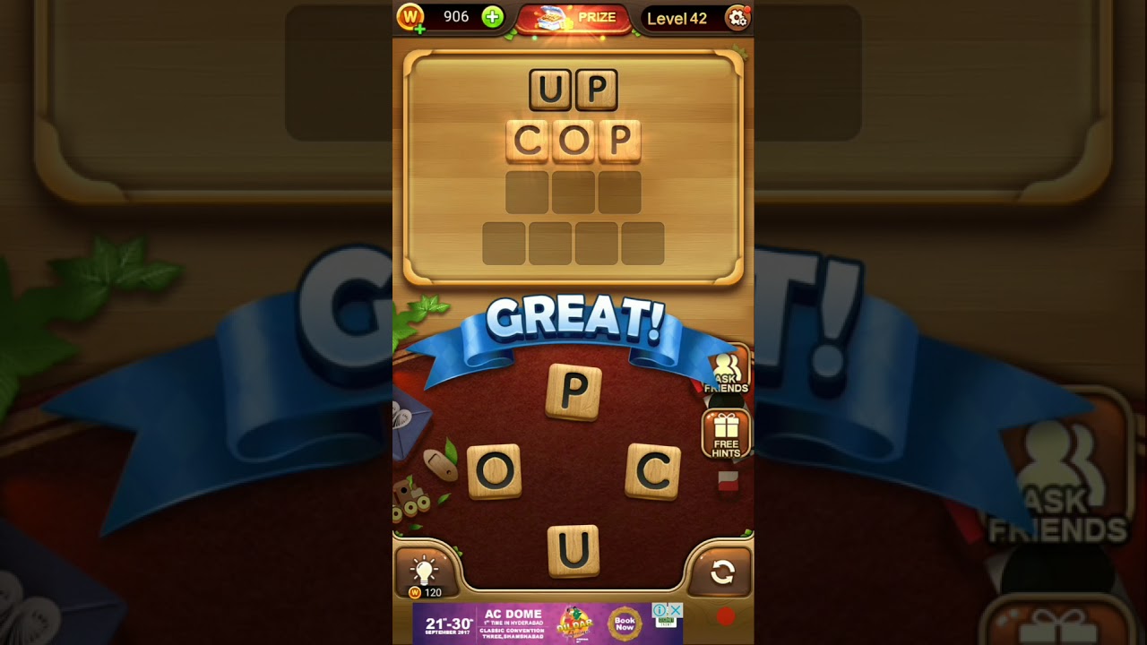 Word Connect Level 42 Answers with Bonus - YouTube