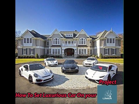How To Set Luxurious Cars On Your Lumion Project - YouTube