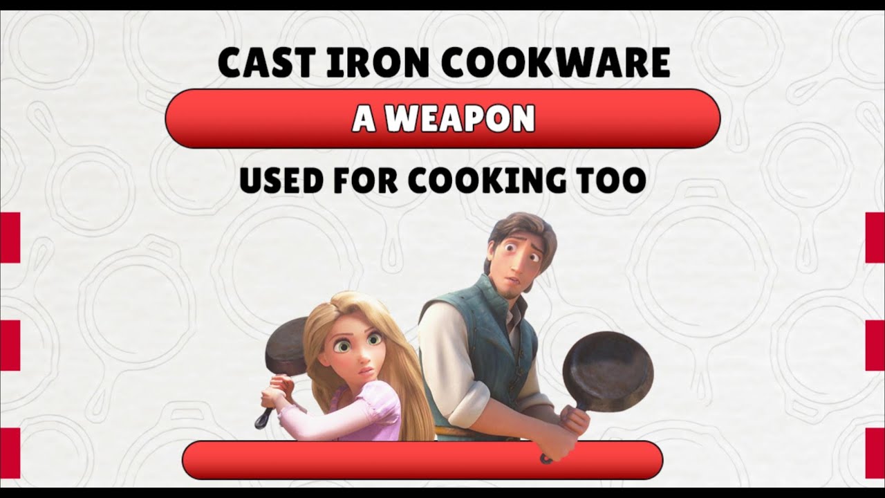 A Weapon Used for Cooking too The Ultimate Cast Iron Cookware - YouTube