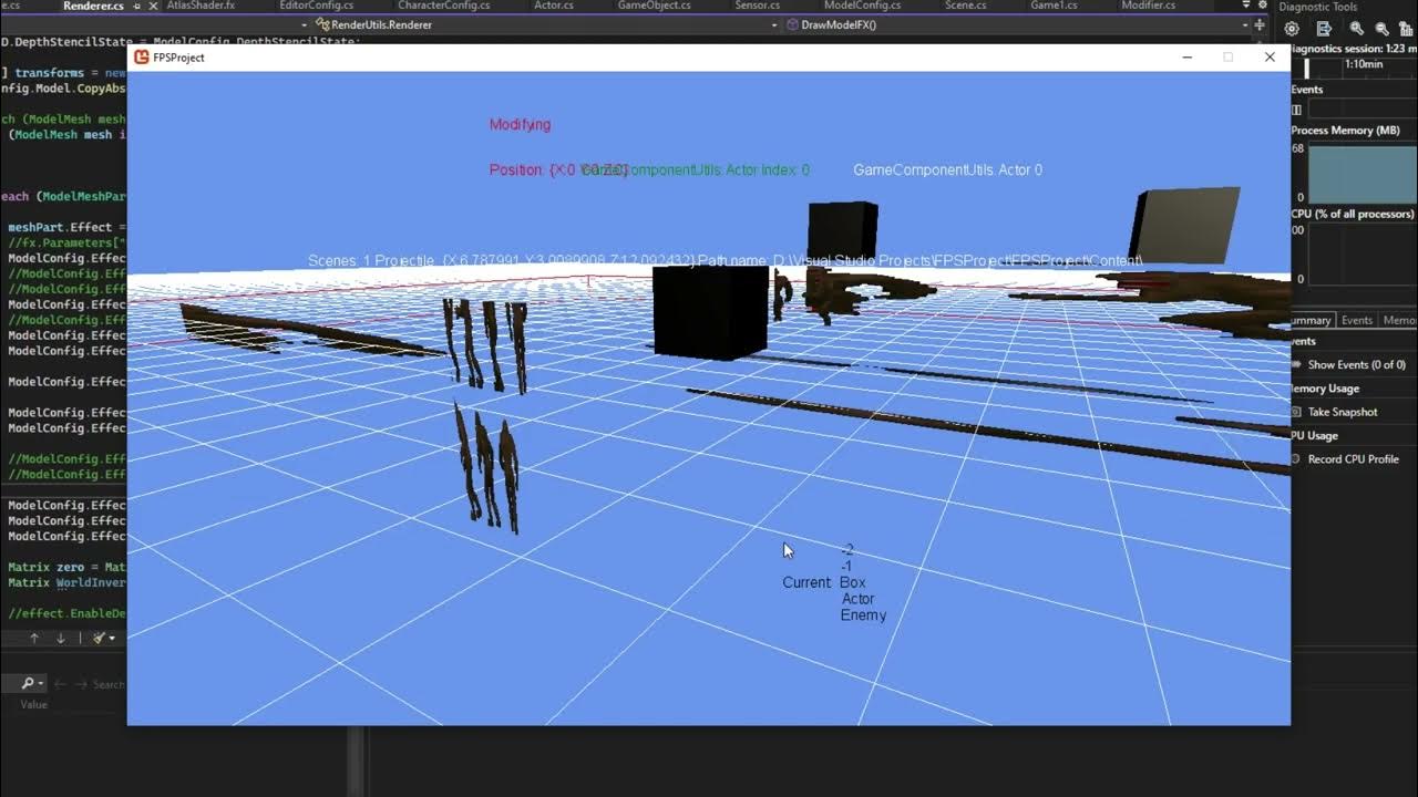MonoGame Shader Texture Atlas test - YouTube