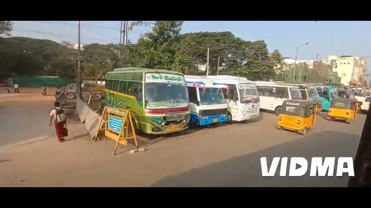 BUS JOURNEY VLOG FROM CHATRAM BUS STAND TO THILLAINAGAR 7TH CROSS - YouTube