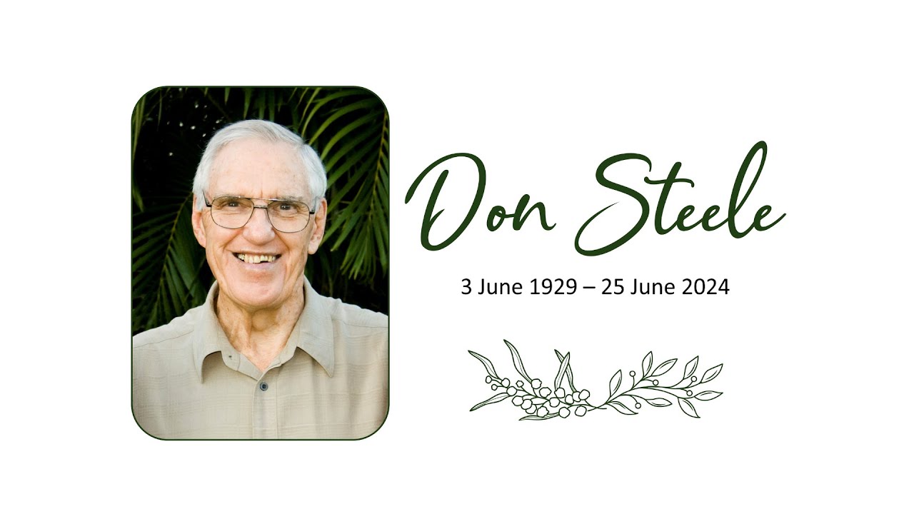 Funeral Service for Don Steele: 4th July 2024 - YouTube