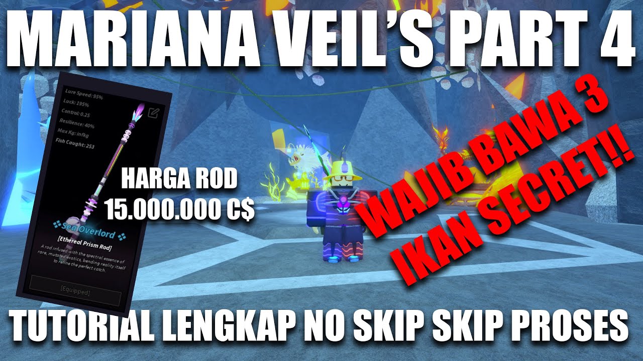 TUTORIAL FISCH UPDATE MARIANA VEIL'S - PART 4 ~ CALM ZONE (EXTREME) - YouTube