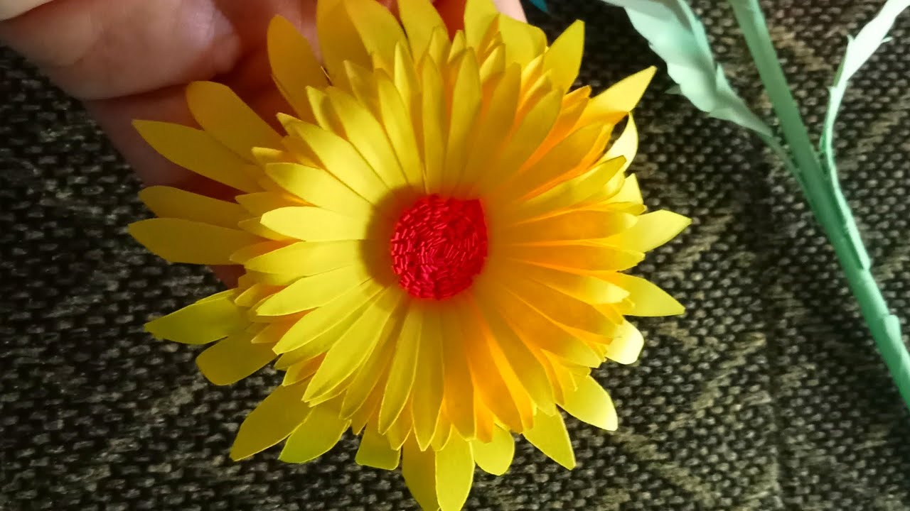 Paper Flowers | Home Decor | Flower Making | Paper Craft | diy how to ...