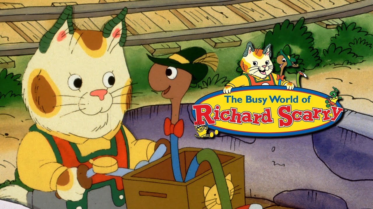 The Busy World of Richard Scarry Videos (1995) Home Video Promo - YouTube