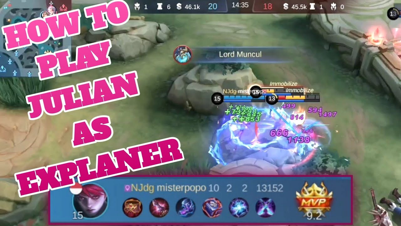 CARA BERMAIN JULIAN DI EXPLANER!! DAMAGE DAN SPELL VAMP NYA GAK ADA ...