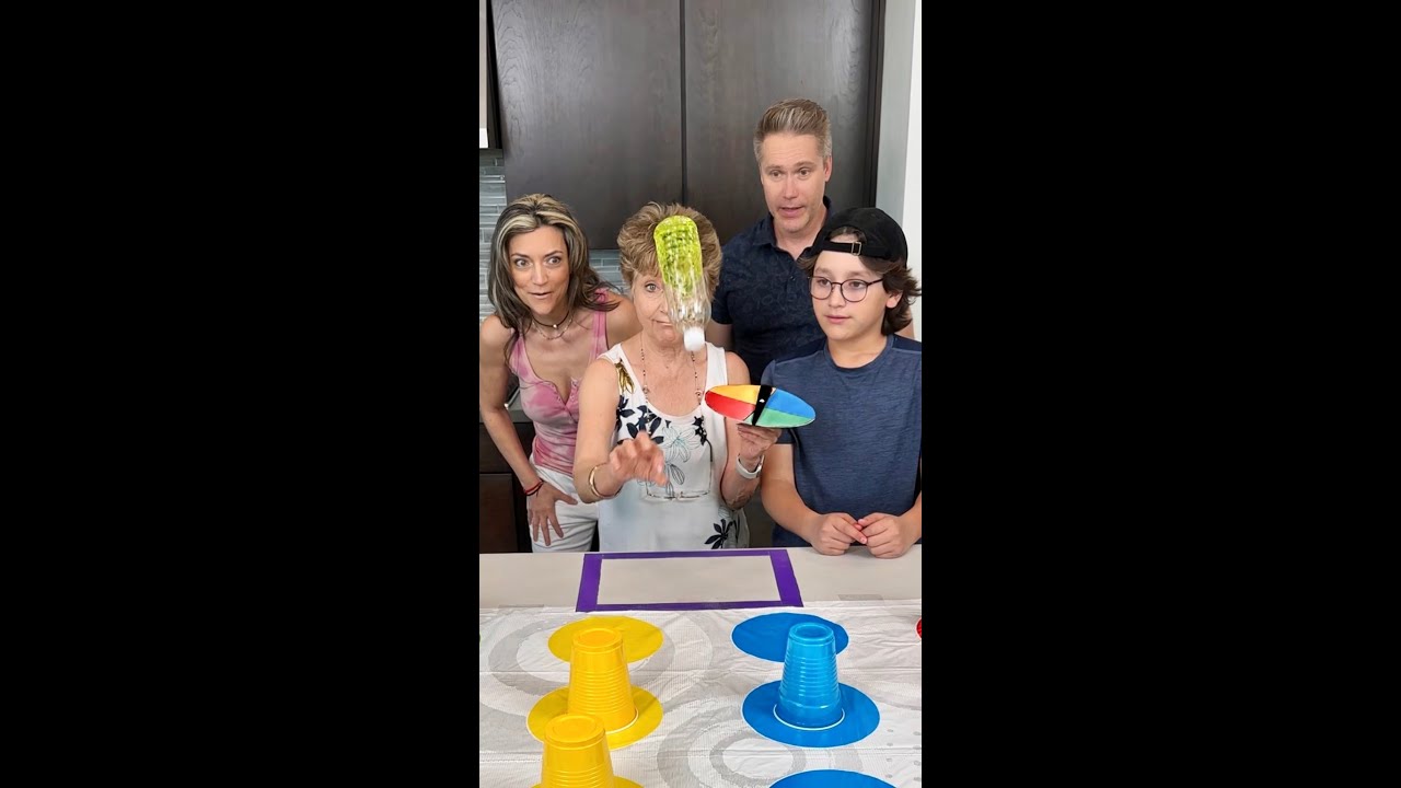 Funny Twister with a Bottle Flip Twist - YouTube